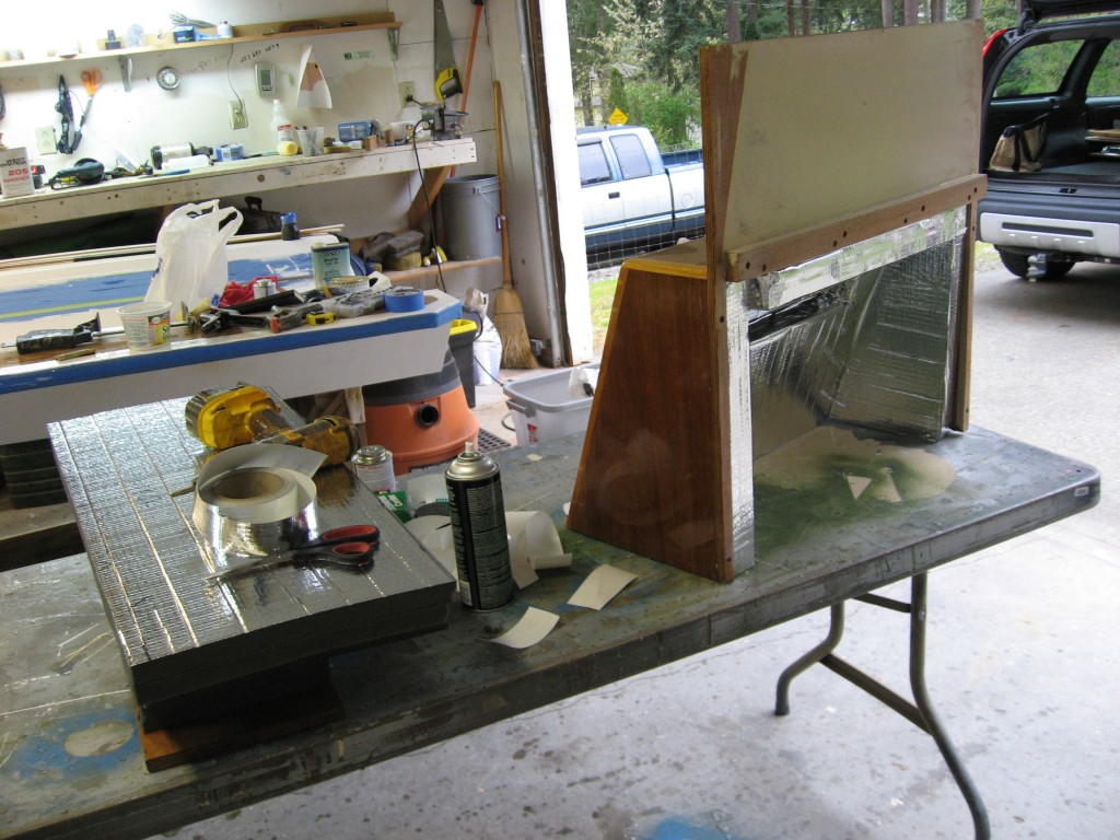 Insulating the diesel engine compartment | jimphoenix.com