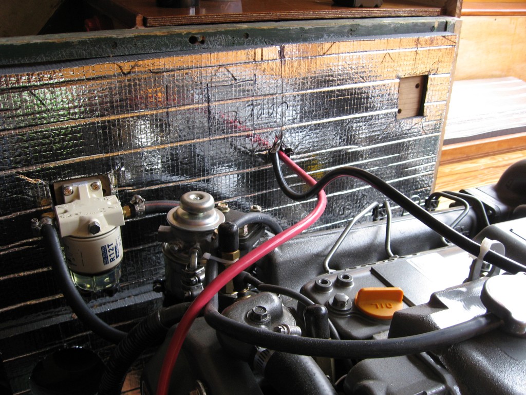 Insulating the diesel engine compartment | jimphoenix.com