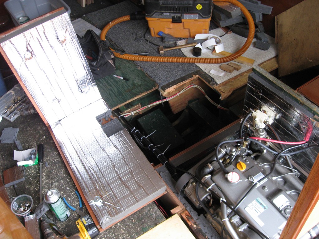 Insulating the diesel engine compartment | jimphoenix.com