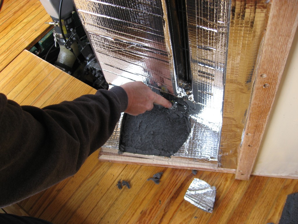 Insulating the diesel engine compartment | jimphoenix.com